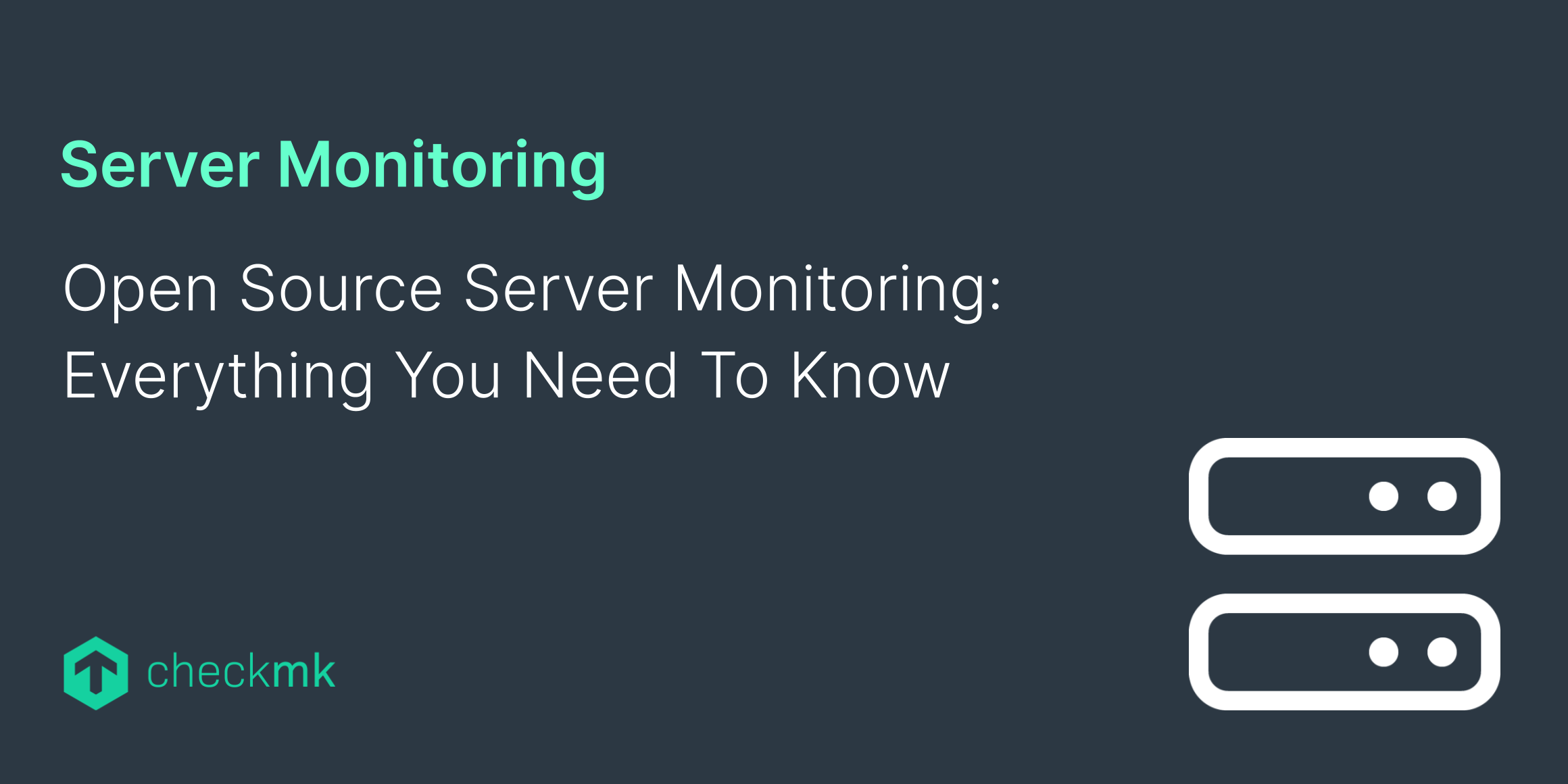 What is open source server monitoring?